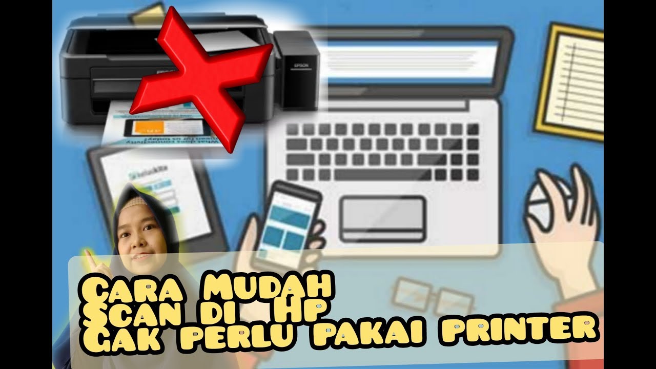 Cara scan Gampang ,jadi format PDF plus comvres file atau berkas jadi ...