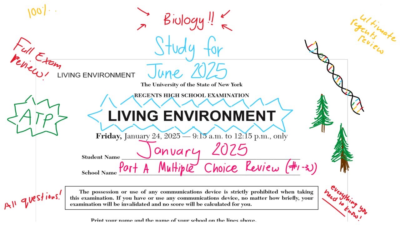 [NEW] January 2025 Living Environment Regents Review (Part A #1-30 ...