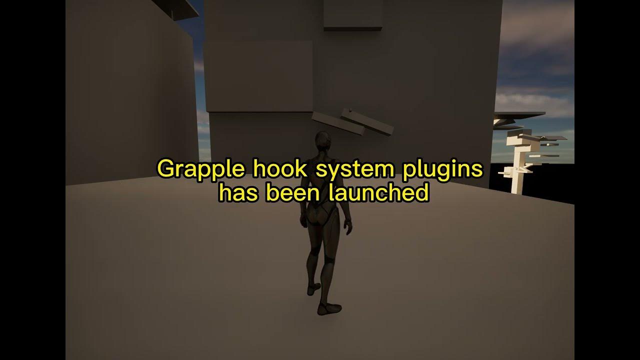 UE5 Grapple hook Plugins (highly customized configuration)(multiplayer game ready) - YouTube