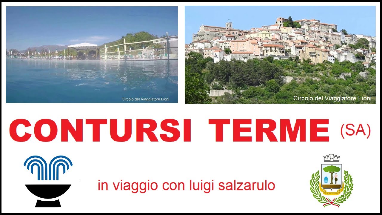 CONTURSI TERME (Sa) - LE TERME e IL CENTRO STORICO con RIPRESE AEREE ...