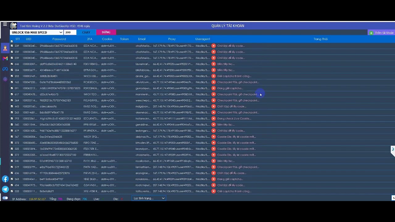 Unlock checkpoint 956 trên 200 luồng max speed. - YouTube