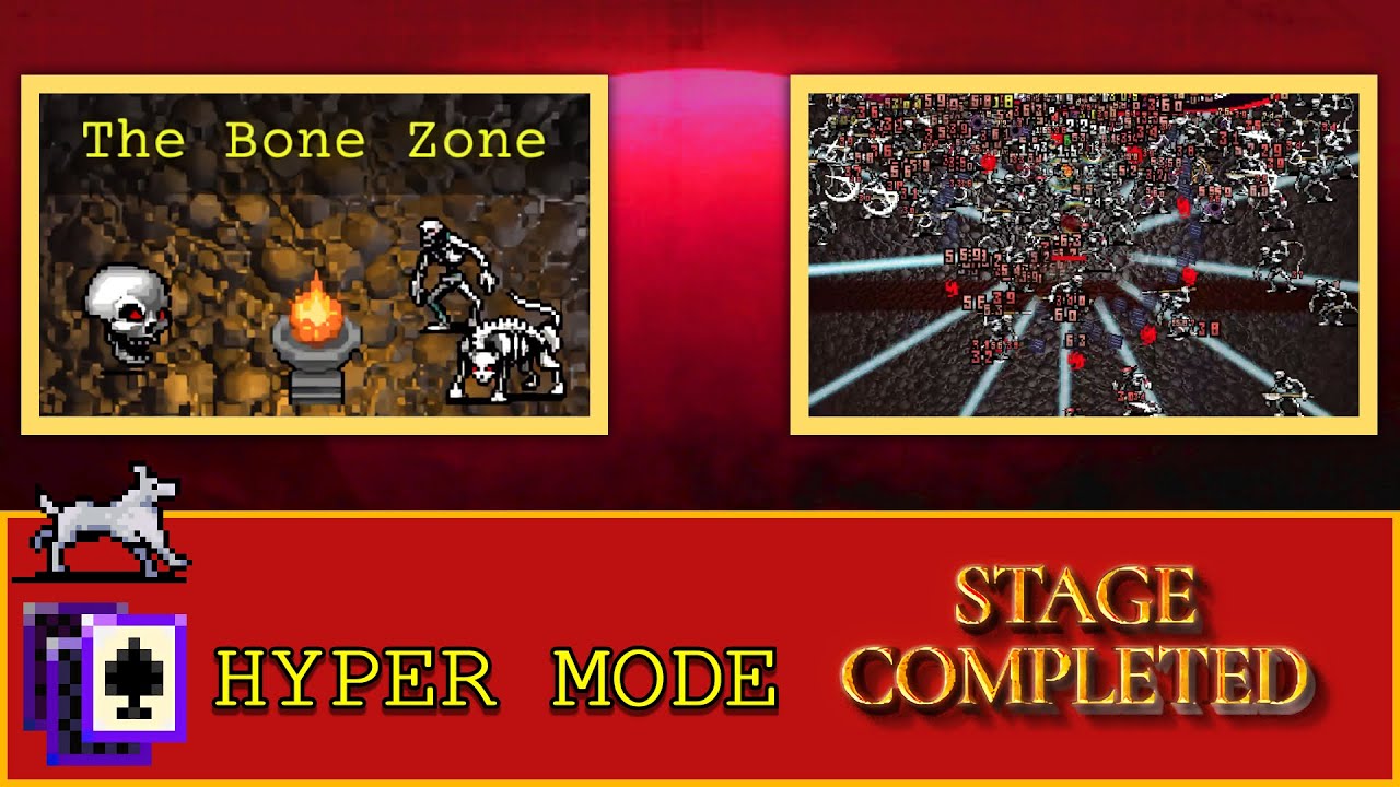 Vampire Survivors - O'Sole Meeo - The Bone Zone Stage - Gameplay [PC ...