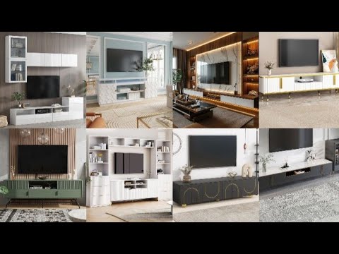 TV Cabinet Design Modern 2024 | Simple TV stand | TV Wall | LEd Cabinet ...