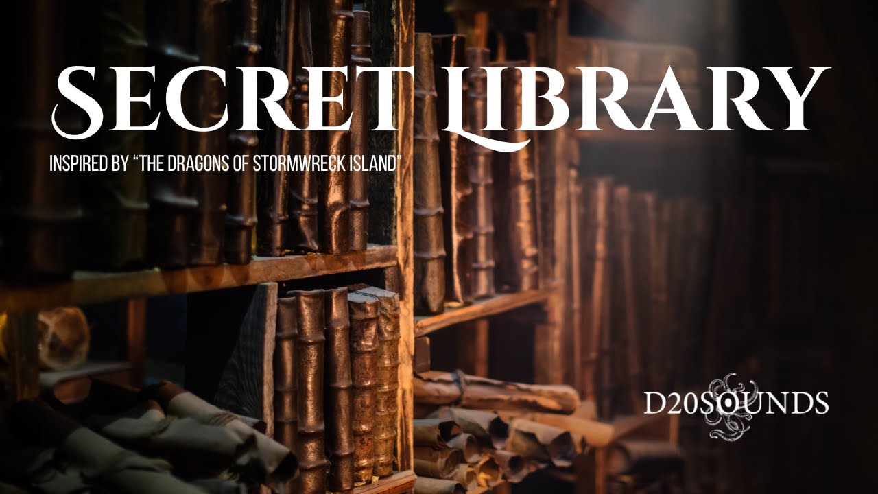 Hidden Library Discovered With Mysterious Books! - YouTube