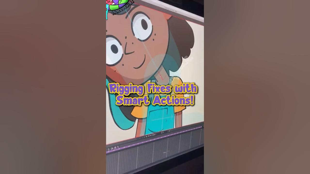 Fixing Rigging Issues with Smart Actions | Moho Animation Rigging Study - YouTube