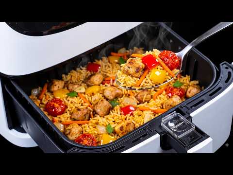 I Don’t Make Pilaf on the Stove Anymore! Try This Air Fryer Recipe!🤯