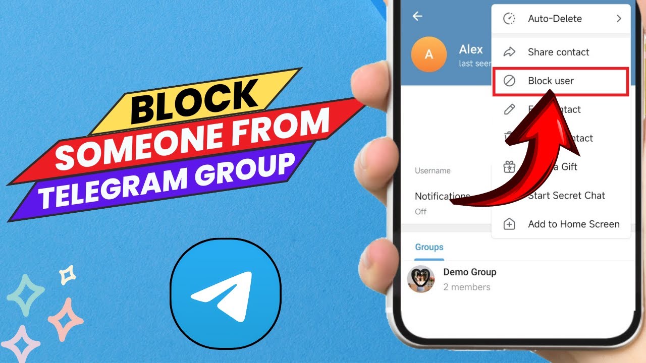 How to Block Someone from Telegram Group - Easy Guide - YouTube