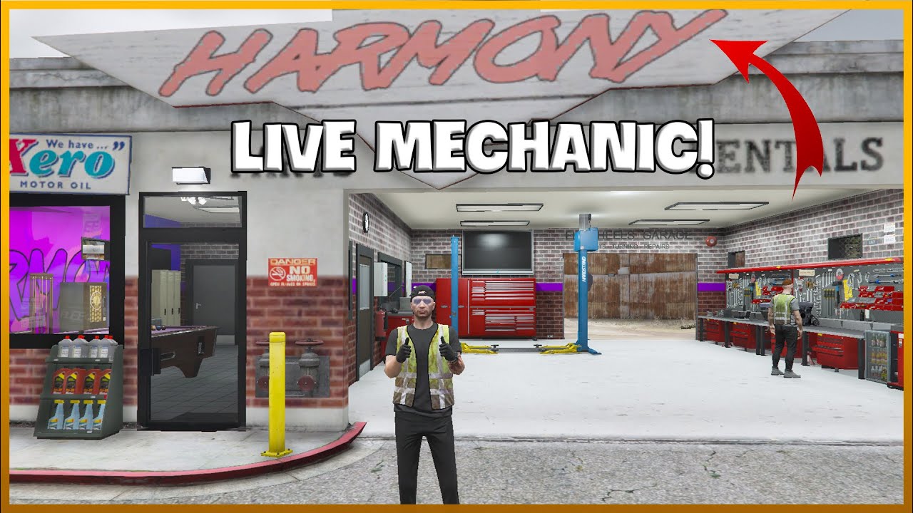 RedlineRP | Live Harmony Mechanic! - YouTube