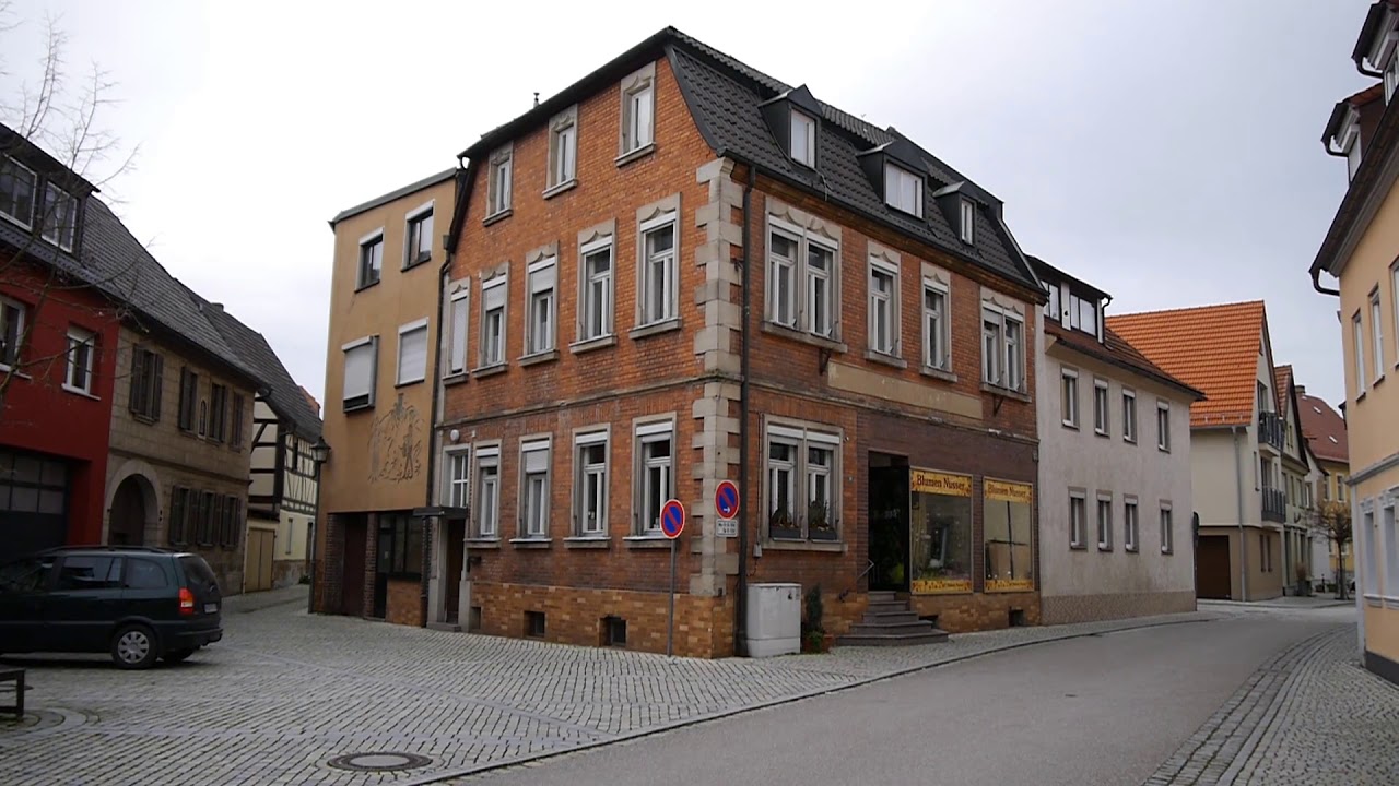 D: Eltmann. Unterfranken. Eindrücke aus der Stadtmitte. Februar 2020 ...