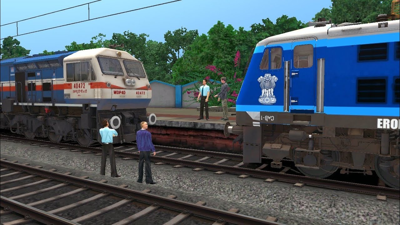 WDG4D DIESEL ENGINE CHANGE TO WAG 9T2 ELECTRIC LOCOMOTIVE | Railfans ...