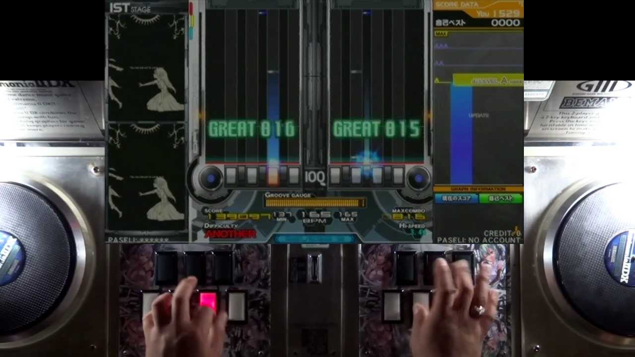 【beatmania IIDX 20 tricoro】 Blind Justice (DPA) FULL COMBO 【+Hand shot ...