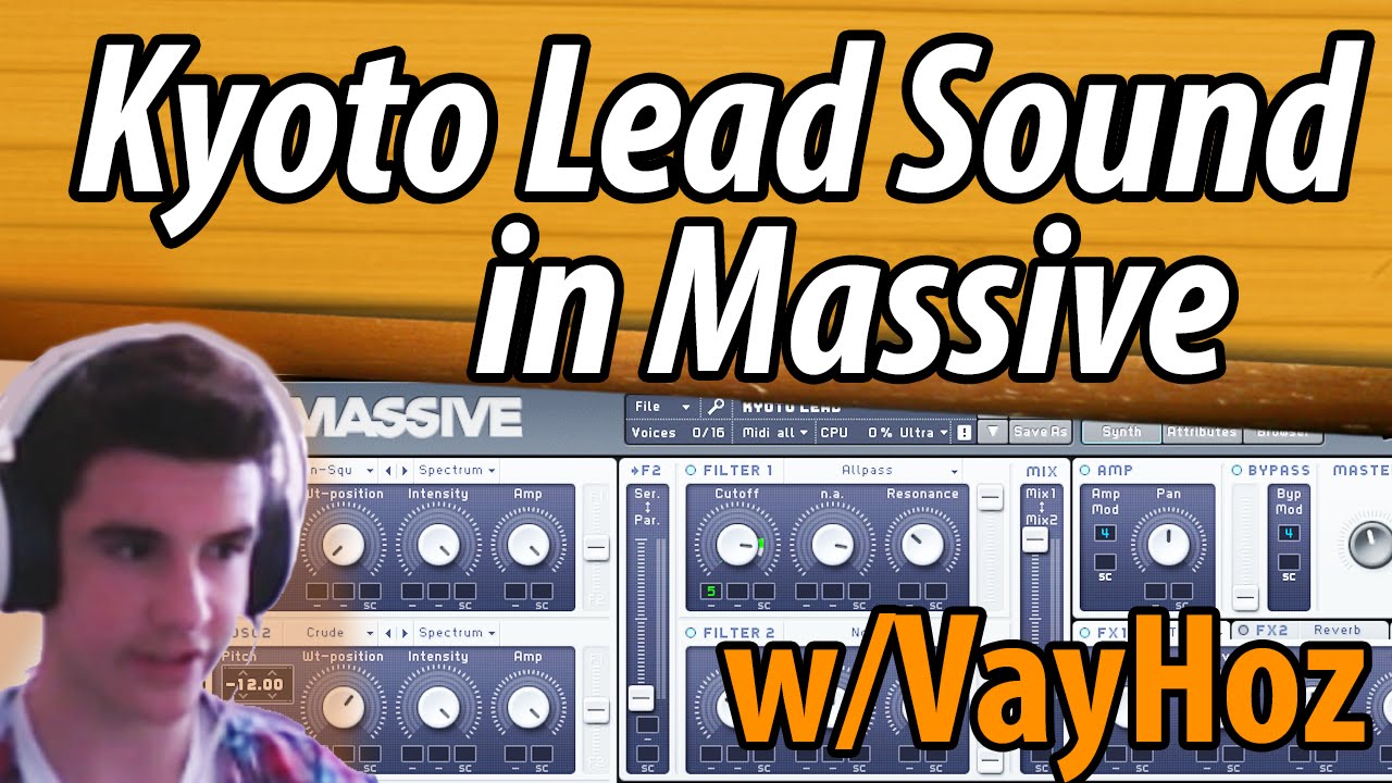 SD Tutorial 1: Skrillex Kyoto Lead Sound in Massive | FL Studio 12 - YouTube