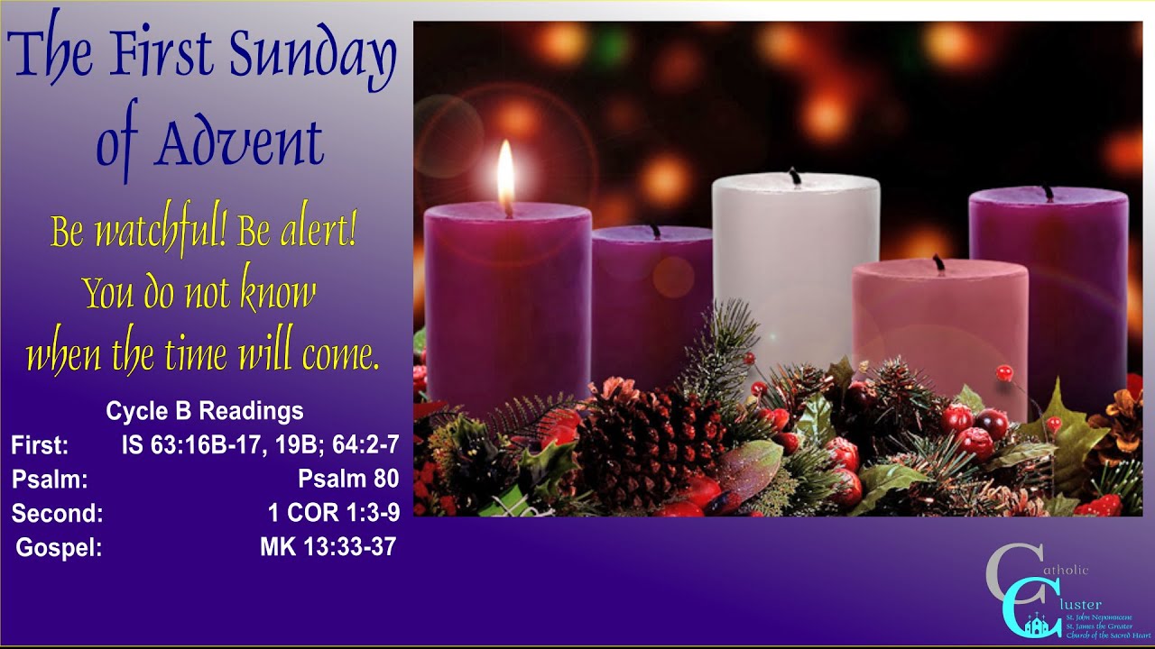 December 3 2023 The First Sunday of Advent - Catholic Cluster - YouTube