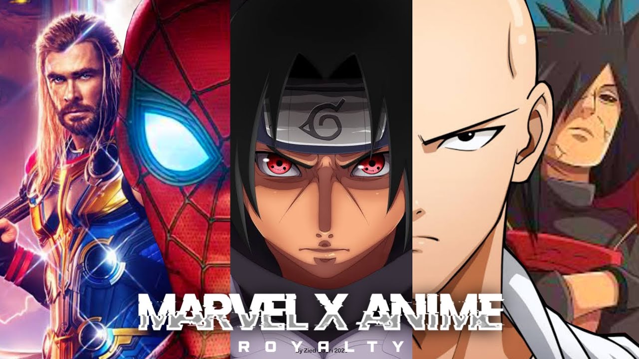 ⚡Marvel X Anime🌪 transitions😼 @marvel | #marvel #trending #anime # ...