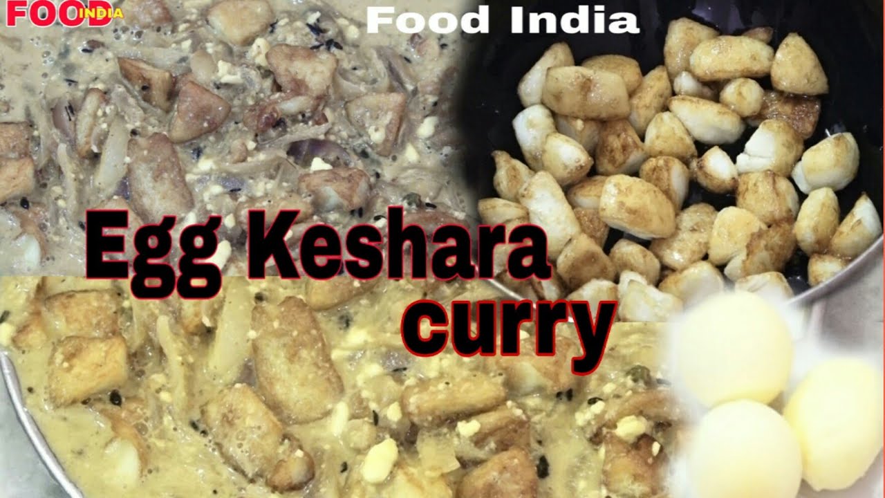 Keshara Curry # Egg Keshara Curry # village India food # Indian food ...