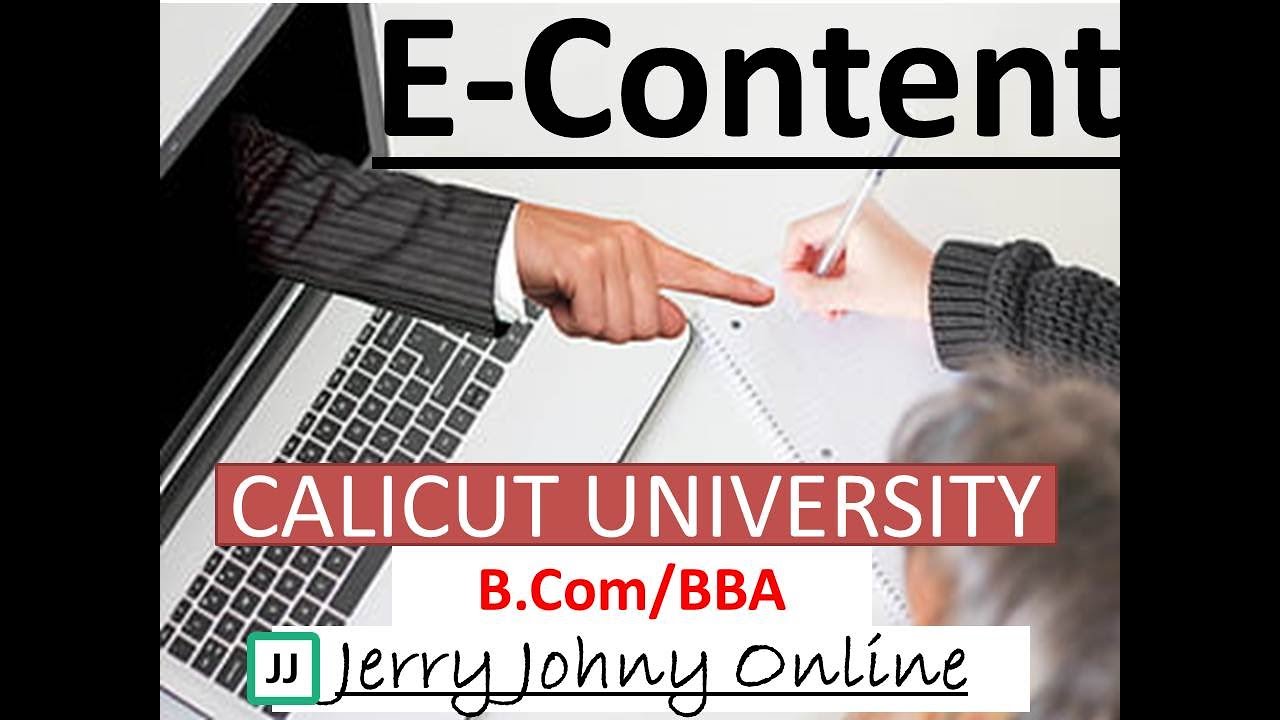 E-Content(Characteristics & Types): Class 44 - YouTube