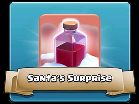 Clash Of Clans | The Old And Famous Spell - The SANTA SPELL - YouTube