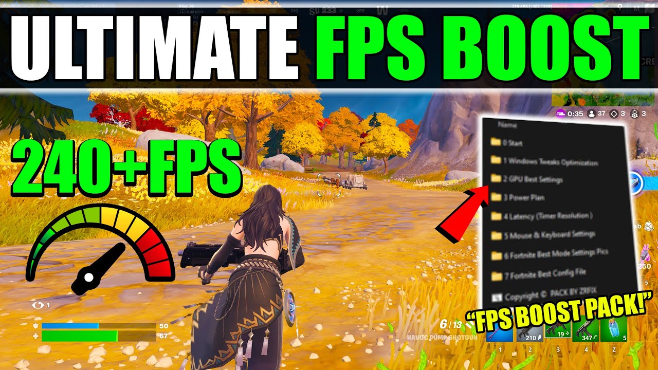 The Ultimate Fortnite Chapter 4 FPS Boost Guide You Need..(Easy Steps For 240+ FPS) - YouTube