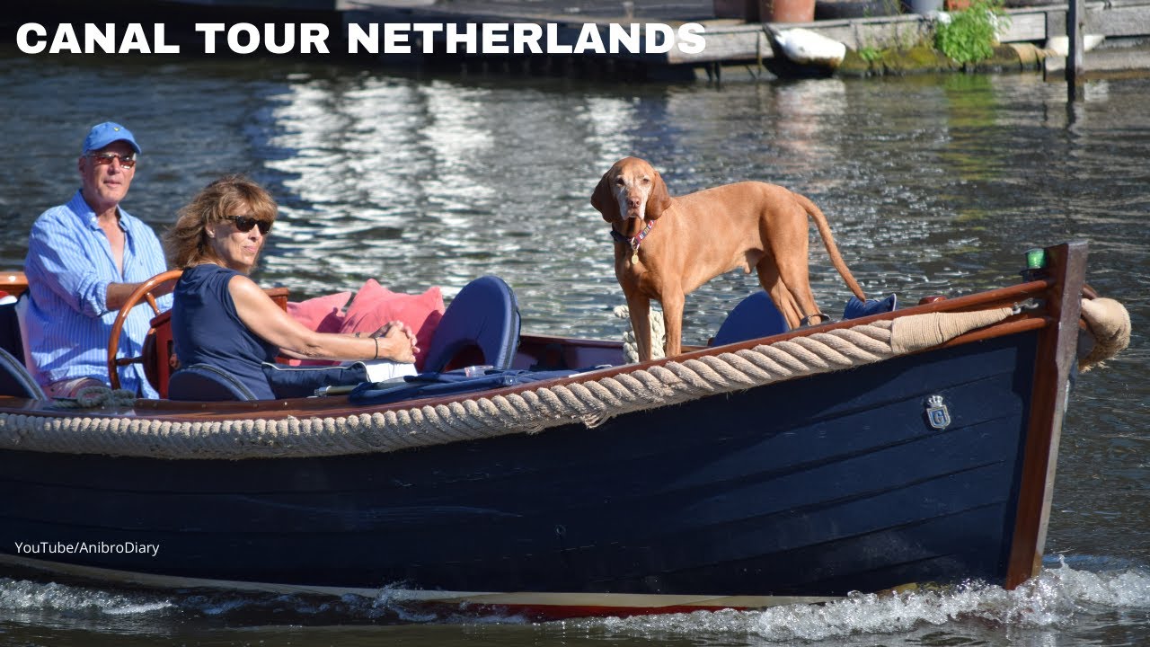 Summer Boating in Netherlands | Canal Boat Tour in Beautiful Leiden ...