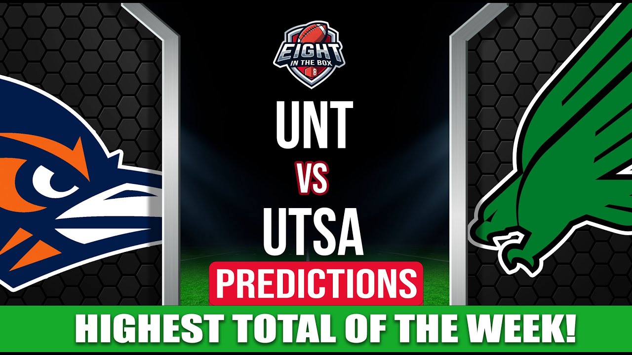 North Texas Mean Green Vs UTSA Roadrunners College Football Predictions ...