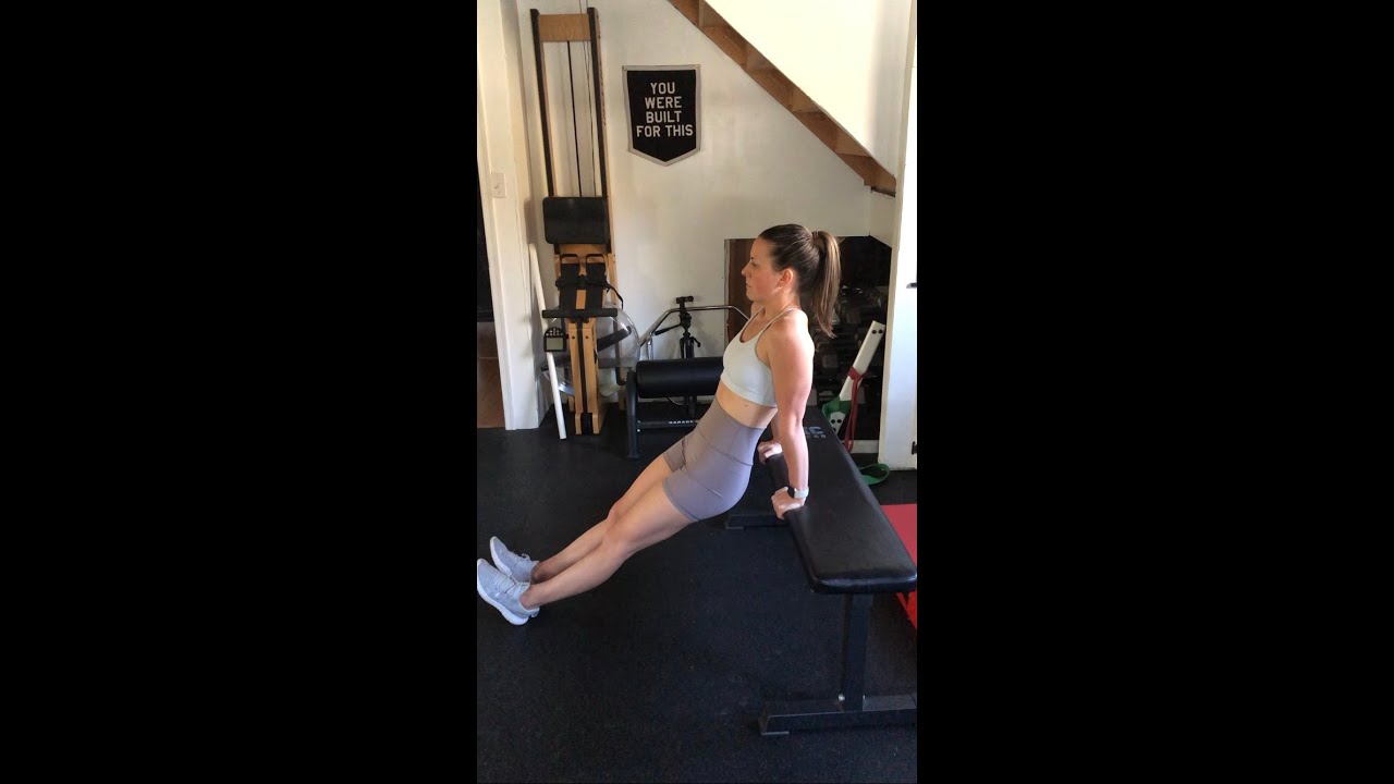 Bench Dips: Beginner to Advanced - YouTube