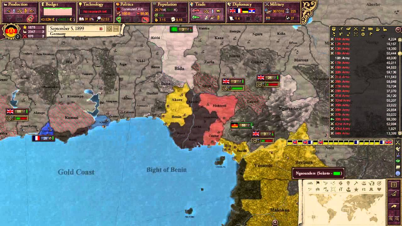 Victoria II - Germany world war - YouTube