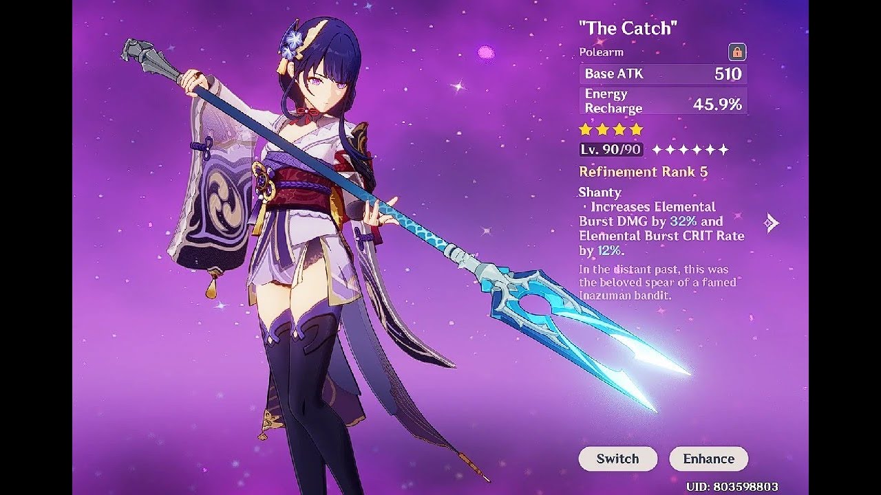 Envisaged Echoes Raiden Shogun C0 & The Catch - YouTube