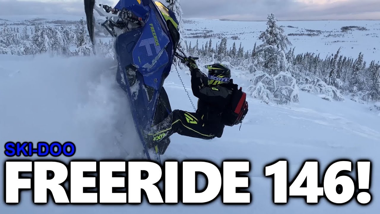 Säsongspremiär! Testar Ski-doo Freeride 146"! - YouTube