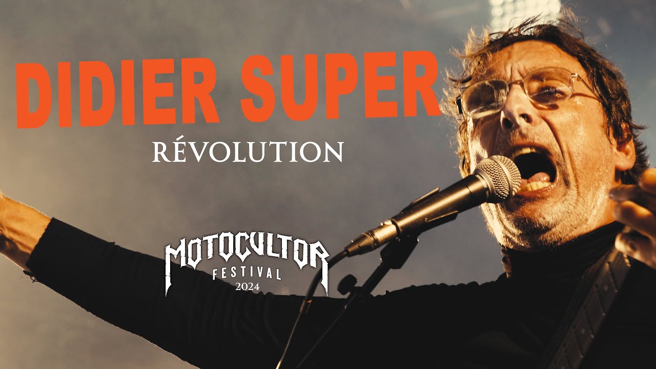 DIDIER SUPER • "Révolution" l Live MOTOCULTOR 2024 - YouTube