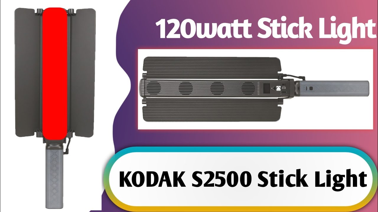 Best Stick Light For Cinematography and photography!! KODAK S2500 Stick ...