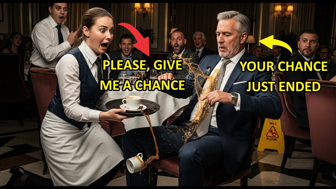 A Poor Waitress Spilled Coffee on a Billionaire’s Suit—What Happened ...