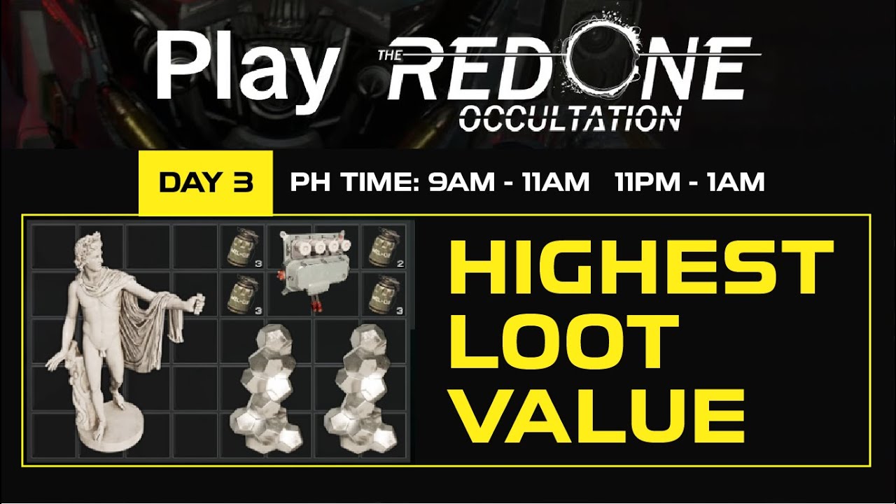 Highest Loot Value | The Red One Occultation Gameplay #overtake # ...
