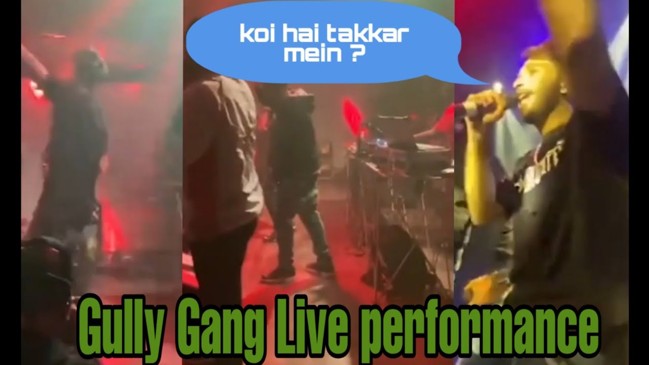 Gully Gang Live Performance After Lockdown | Full live on insta ...