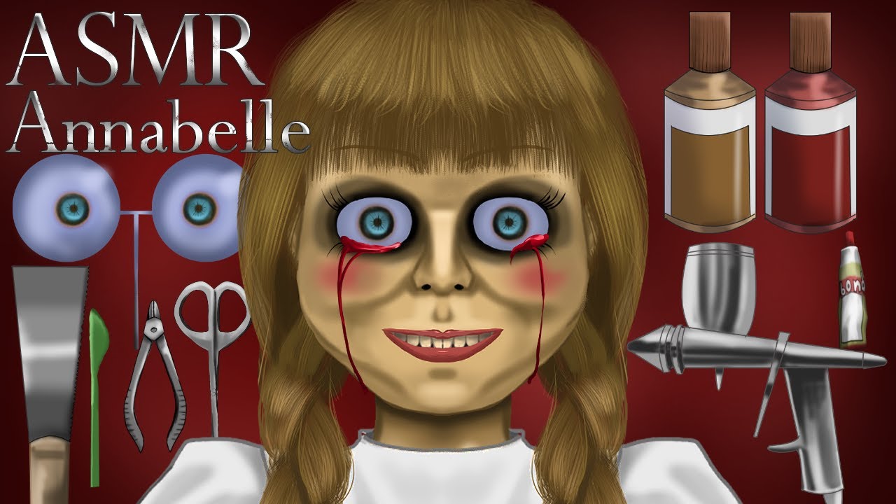 ASMR Makeup Animation | Transforming an Evil Monster "Annabelle" into a ...