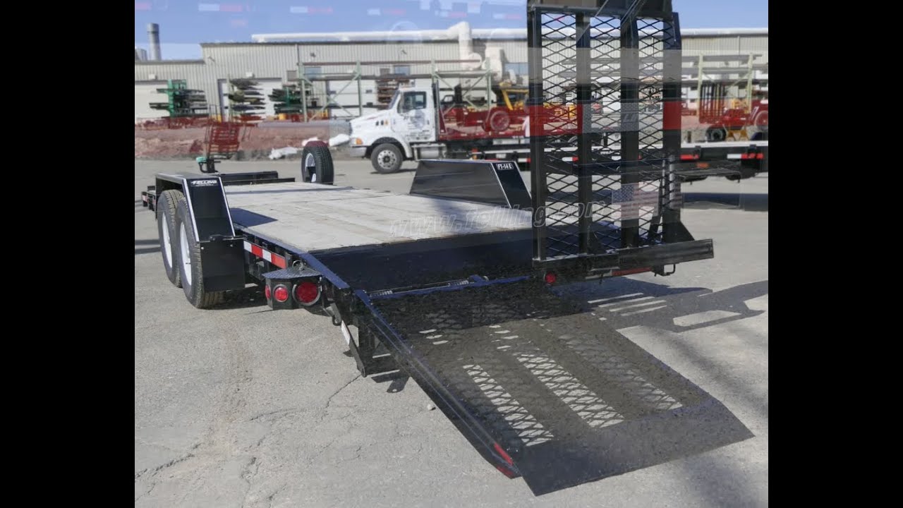Featured Unit FT-14 E Drop Deck Ramp Trailer 245111JPL - YouTube