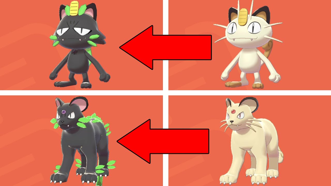 Pokémon Legends Arceus - Hisuian Meowth & Persian Form - Pokémon ...