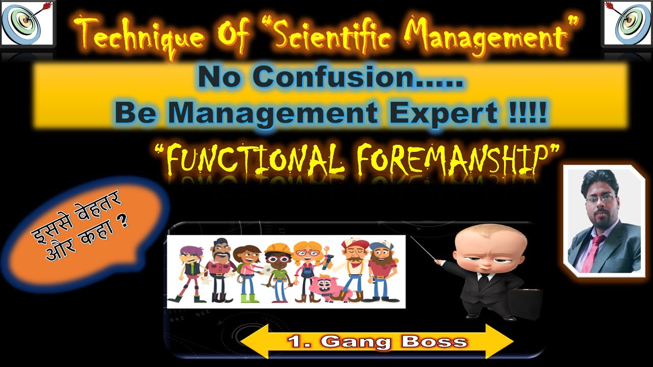Functional Foremanship | Functional Foremanship In Management ...