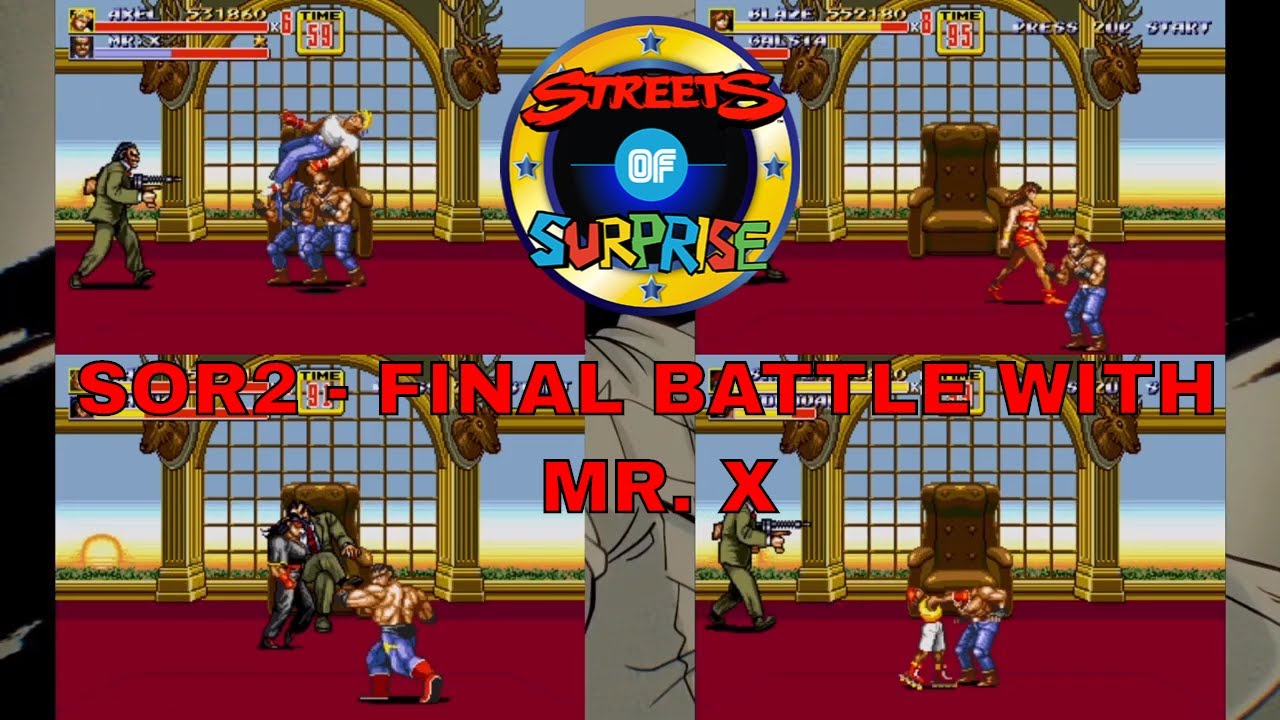 SOR2 - FINAL BATTLE WITH MR. X - YouTube