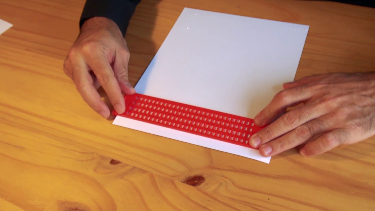 Taller | Kit Navarro de Musicografía Braille (parte 1 de 7) - YouTube