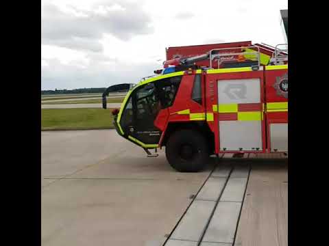 Gatwick Airport fire station - YouTube