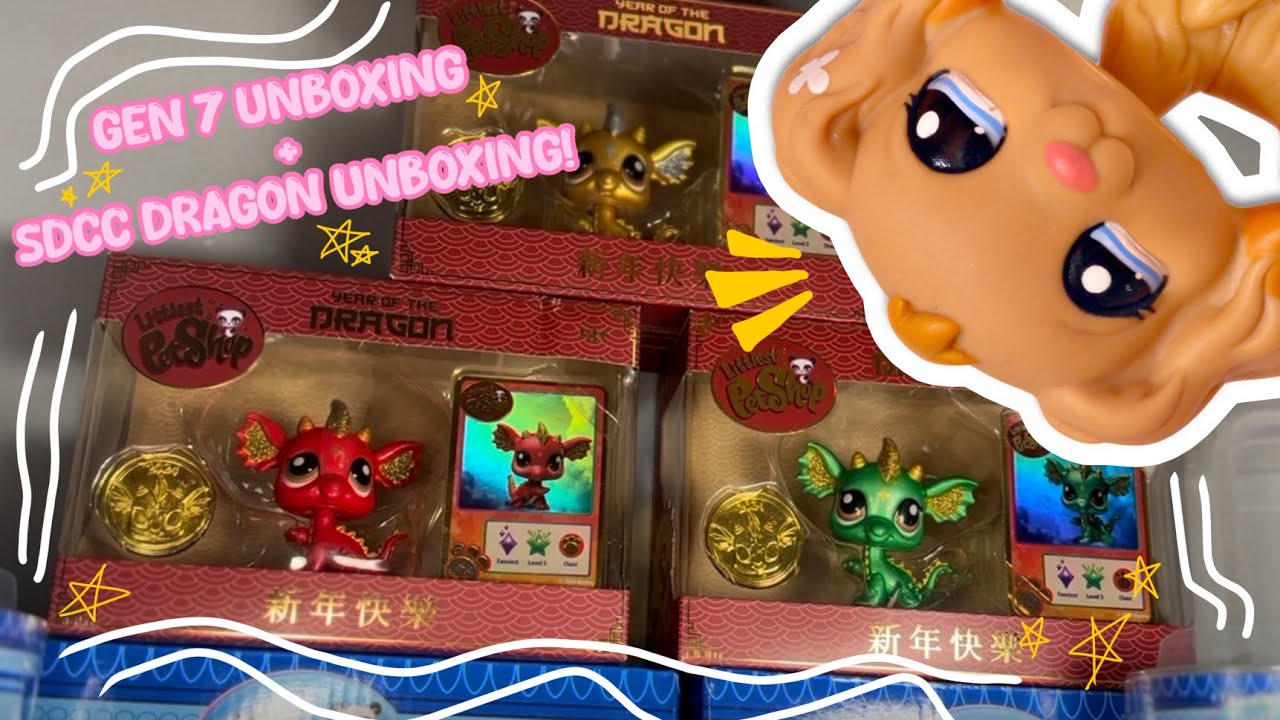 BIG UNBOXING GEN 7 LPS + SDCC DRAGONS! - YouTube
