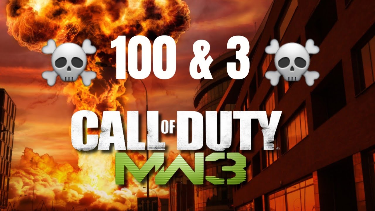 INSANE 100 & 3 GAMEPLAY WITH A 50 + GUN ONLY STREAK! - YouTube