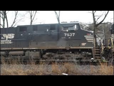 Double NS Coal Train With A Horn Salute - YouTube