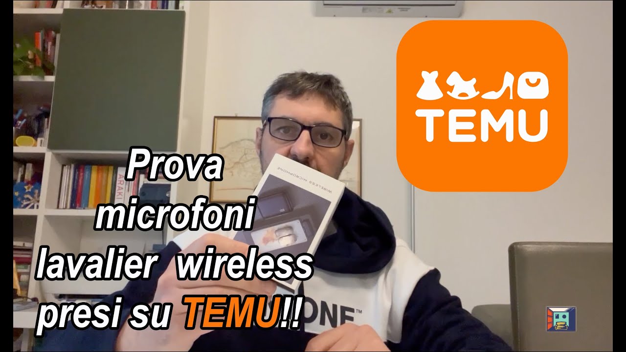 Prova microfoni lavalier wireless acquistati su Temu - YouTube