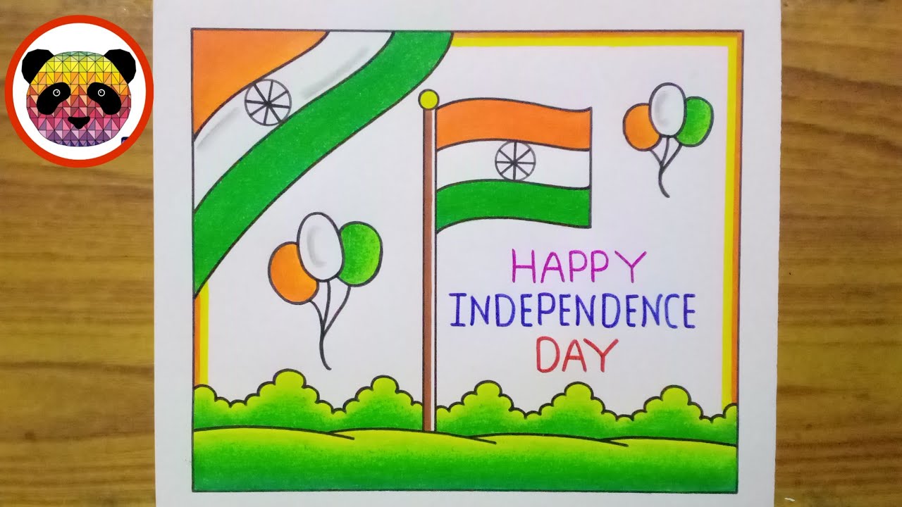 Independence Day Drawing / Independence Day Poster Drawing / Indian ...