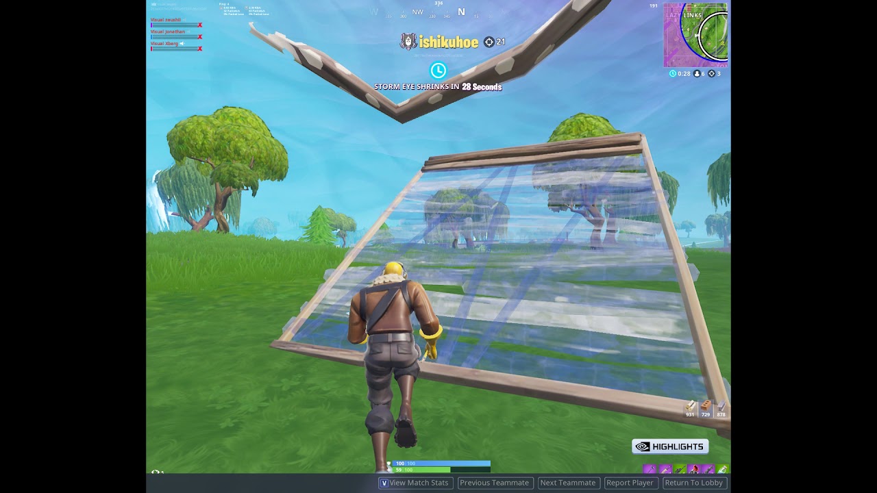spectating a hacker in fortntie - YouTube