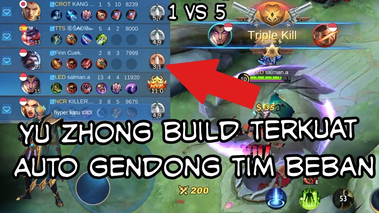 YU ZHONG VS EVERYBODY [ GENDONG TIM BEBAN] || YU ZHONG GAMEPLAY - YouTube
