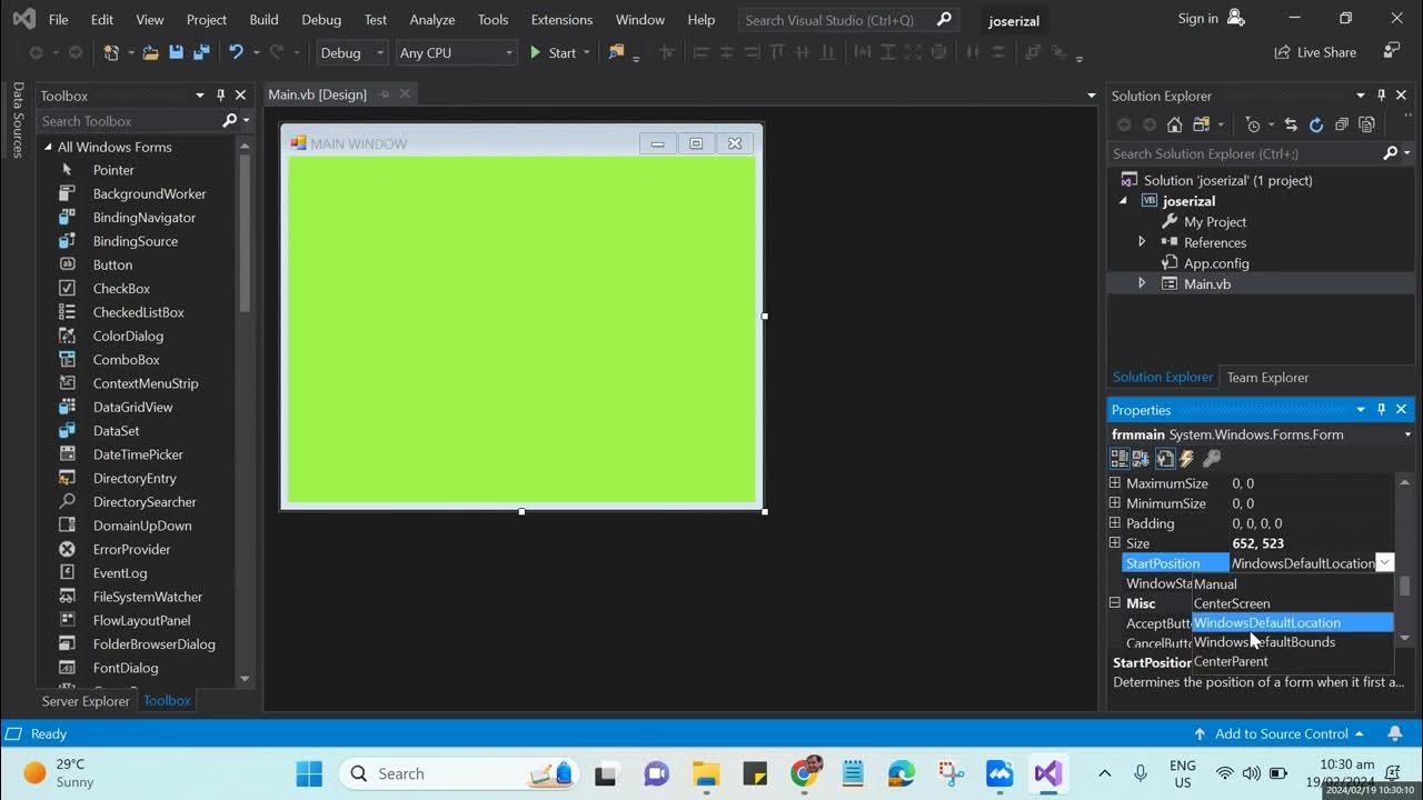 3. VB.net Basic Programming in Visual Studio Community 2019 - YouTube