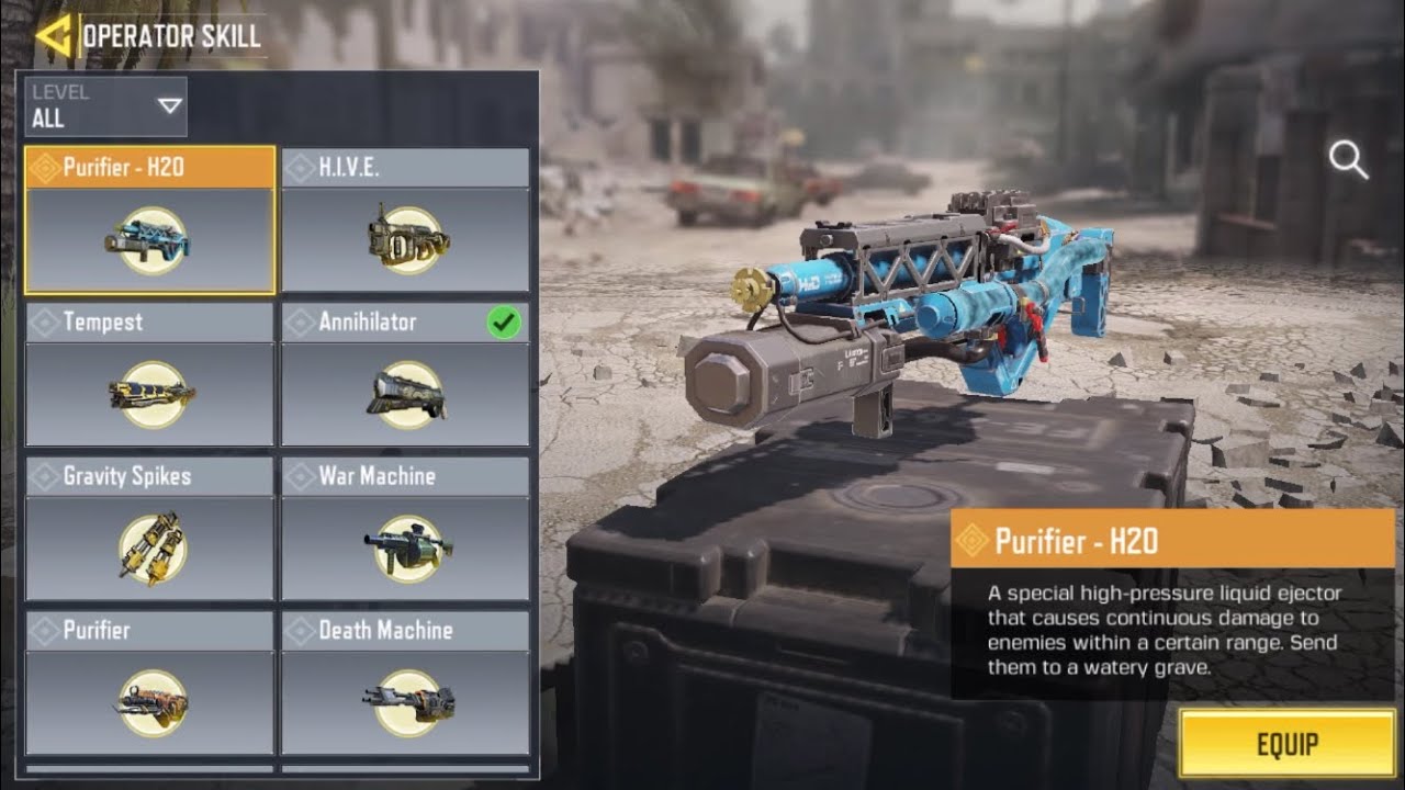 New Legendary Purifier-H2O gameplay! First free legendary in COD MOBILE ...