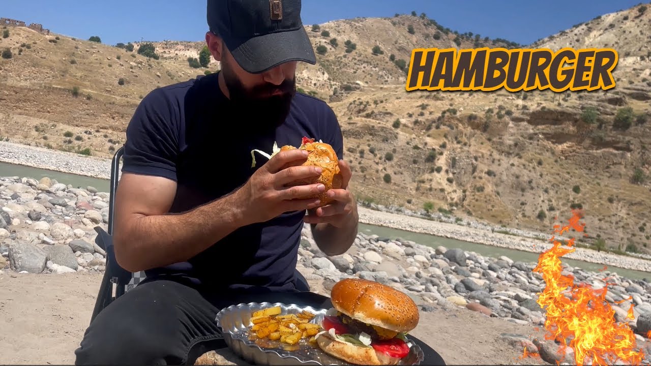 Recipe for the world's most delicious hamburger in nature - YouTube